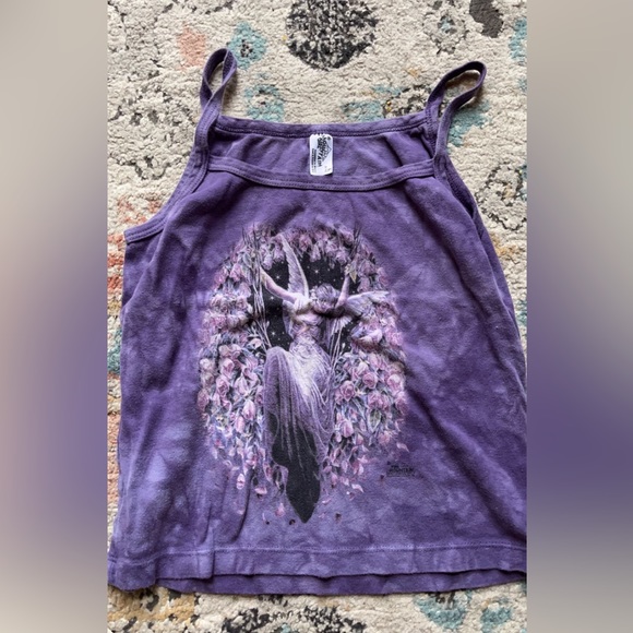 Tops | Y2k Vintage Purple Fairy Tank | Poshmark